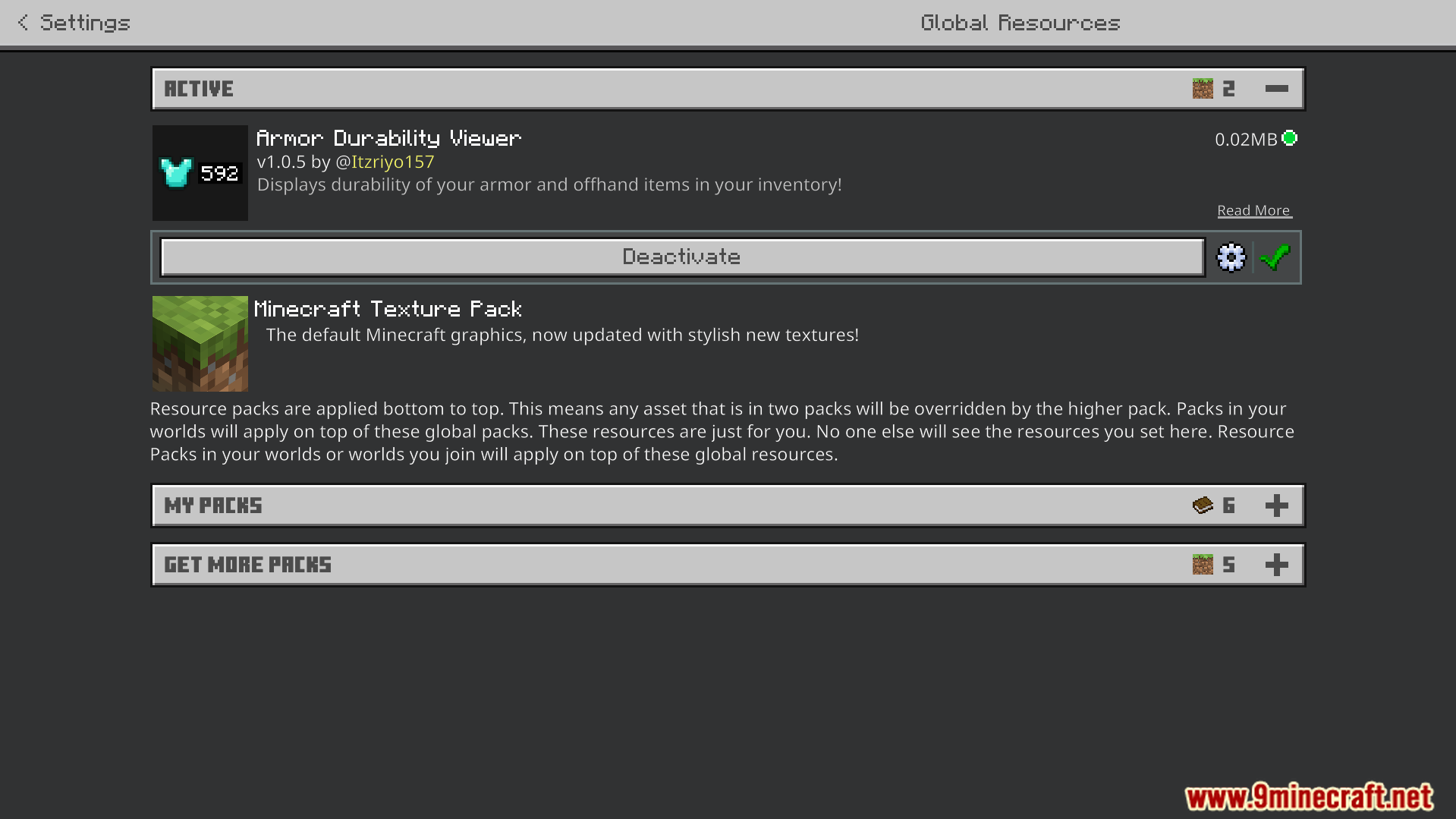 Armor Durability Viewer Texture Pack (26.x, 1.21) – See Exact Armor ...