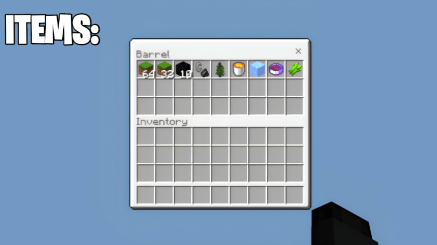 Barrel Only World Map (1.21) – MCPE/Bedrock | ModLB