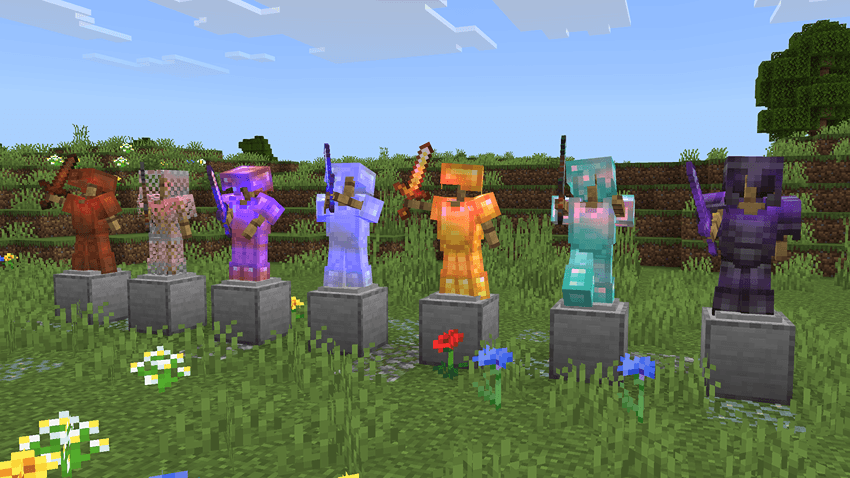 Enchantment Glint Customizer Texture Pack (1.21) – MCPE/Bedrock | ModLB