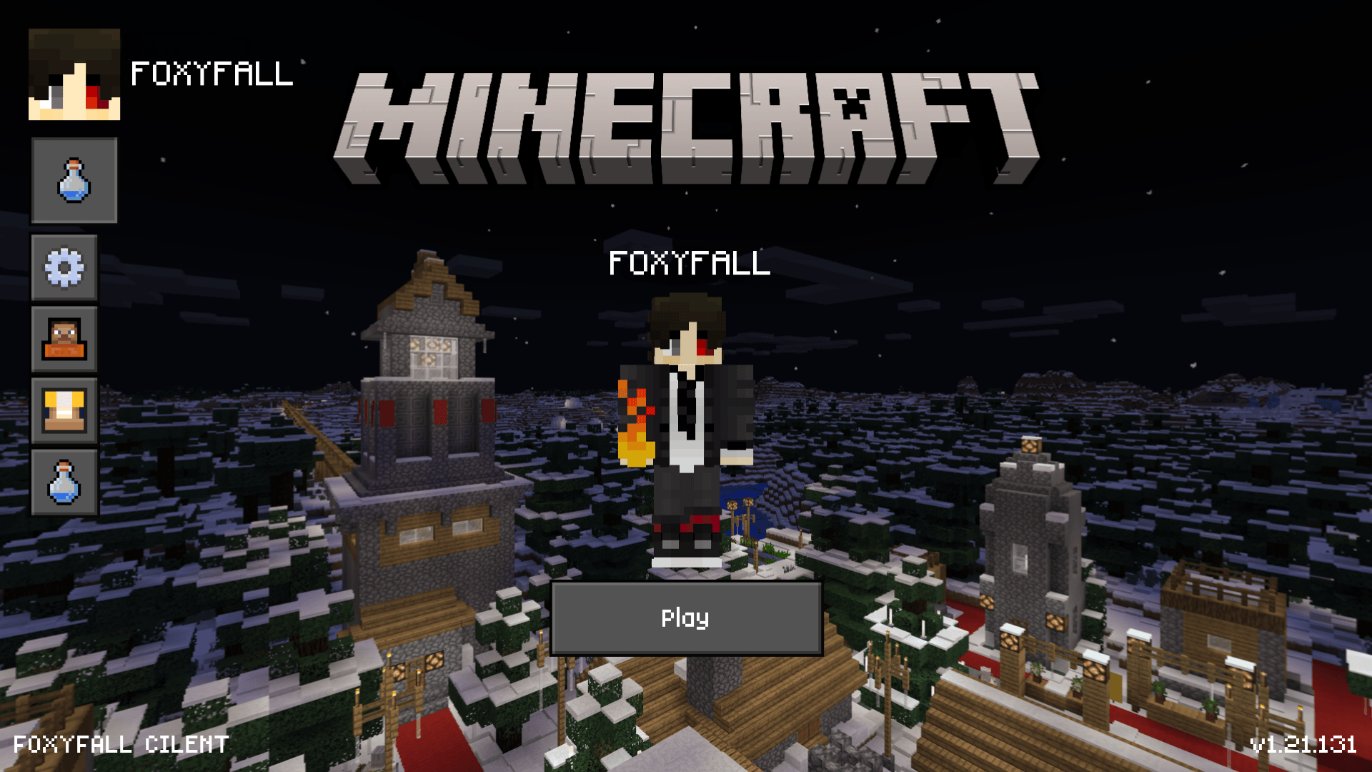 FoxyFall FPS Client Texture Pack (1.21) – MCPE/Bedrock | ModLB
