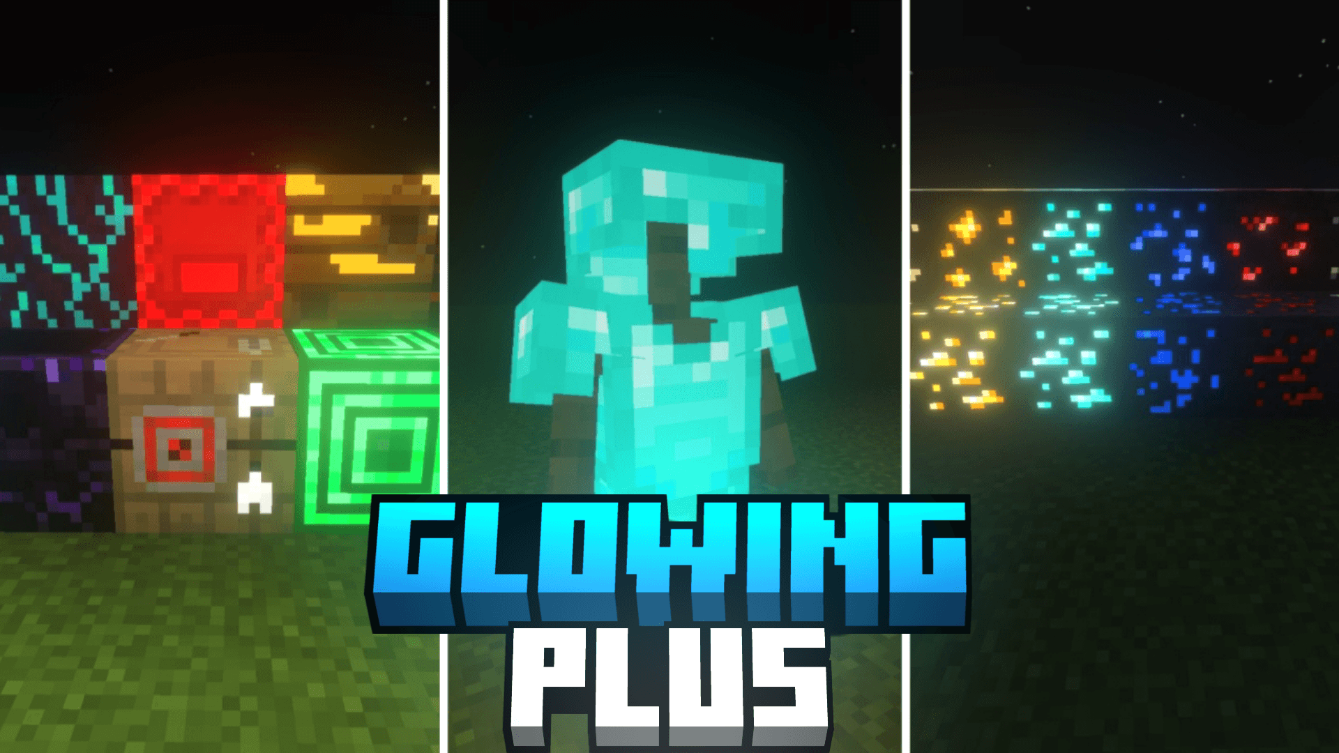 Glowing Plus Texture Pack (1.21) – MCPE/Bedrock | ModLB