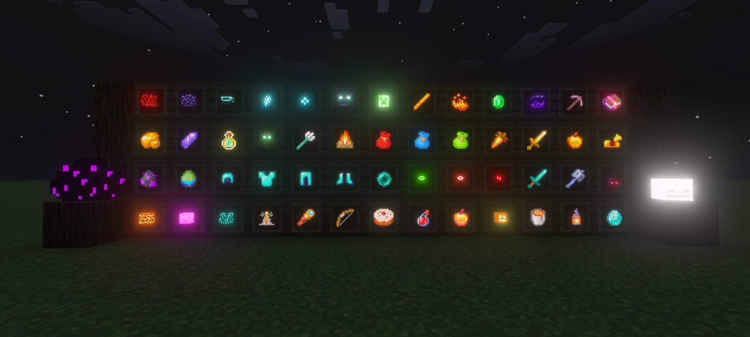 Glowing Visuals Pro Texture Pack (1.21) – MCPE/Bedrock | ModLB