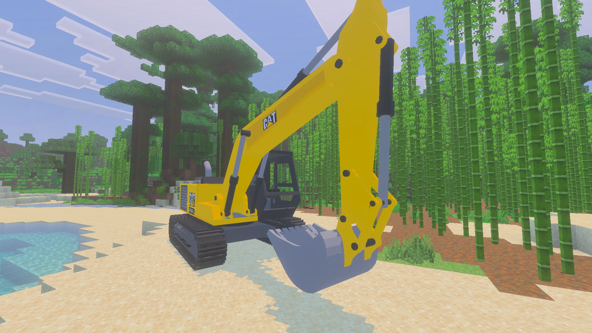 Heavy Construction Vehicles Addon (1.21) – MCPE/Bedrock Mod | ModLB