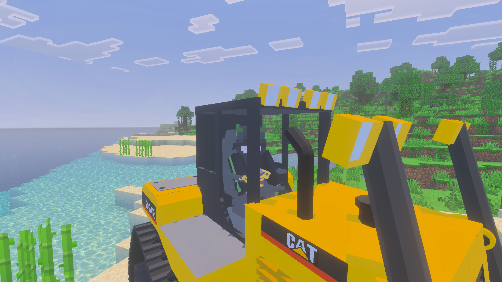 Heavy Construction Vehicles Addon (1.21) – MCPE/Bedrock Mod | ModLB
