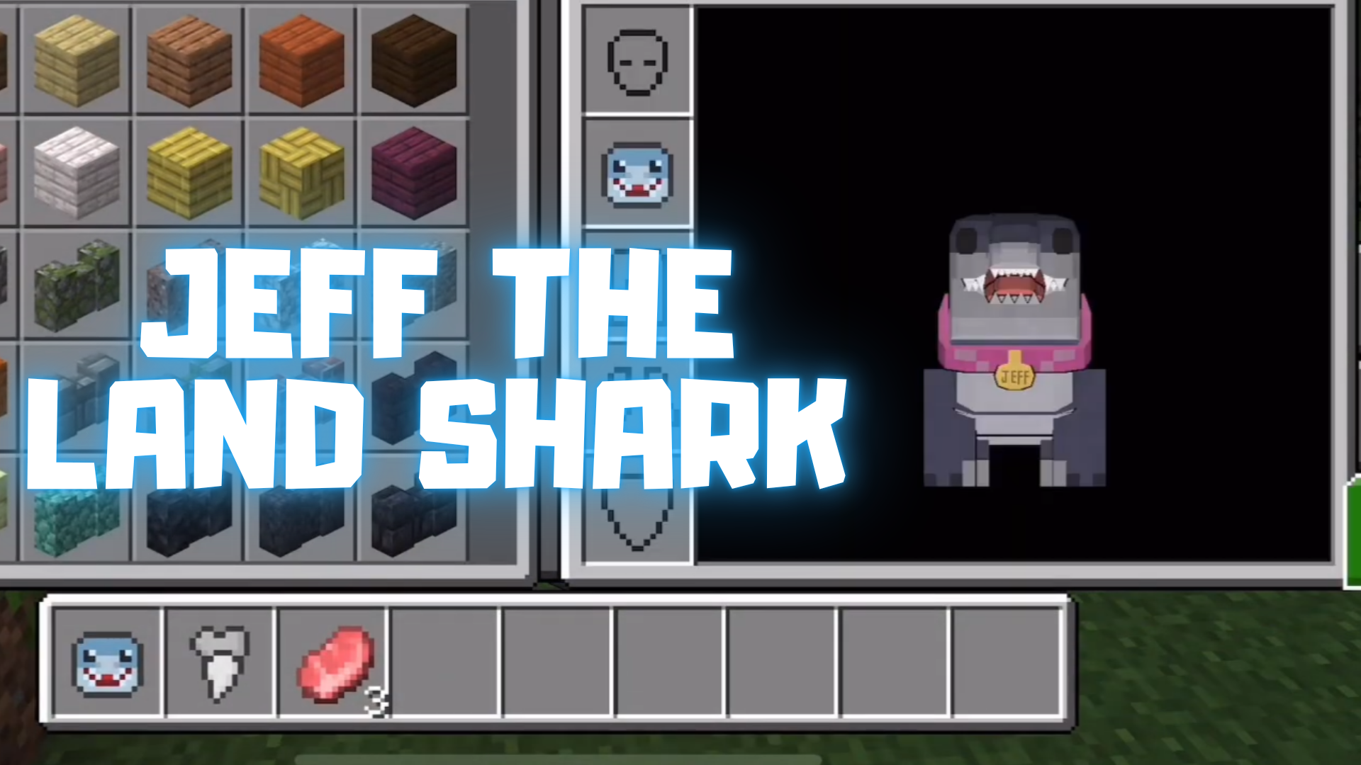 Jeff the Land Shark Addon (1.21) – MCPE/Bedrock Mod | ModLB