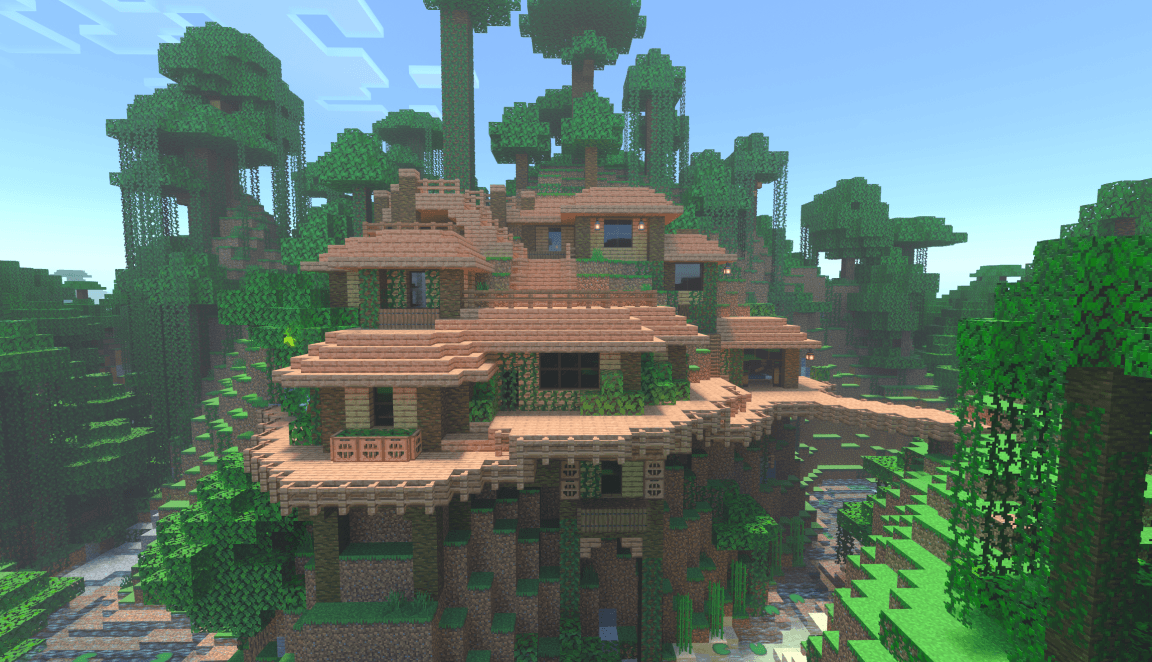 Jungle Base Map (1.21) – MCPE/Bedrock | ModLB