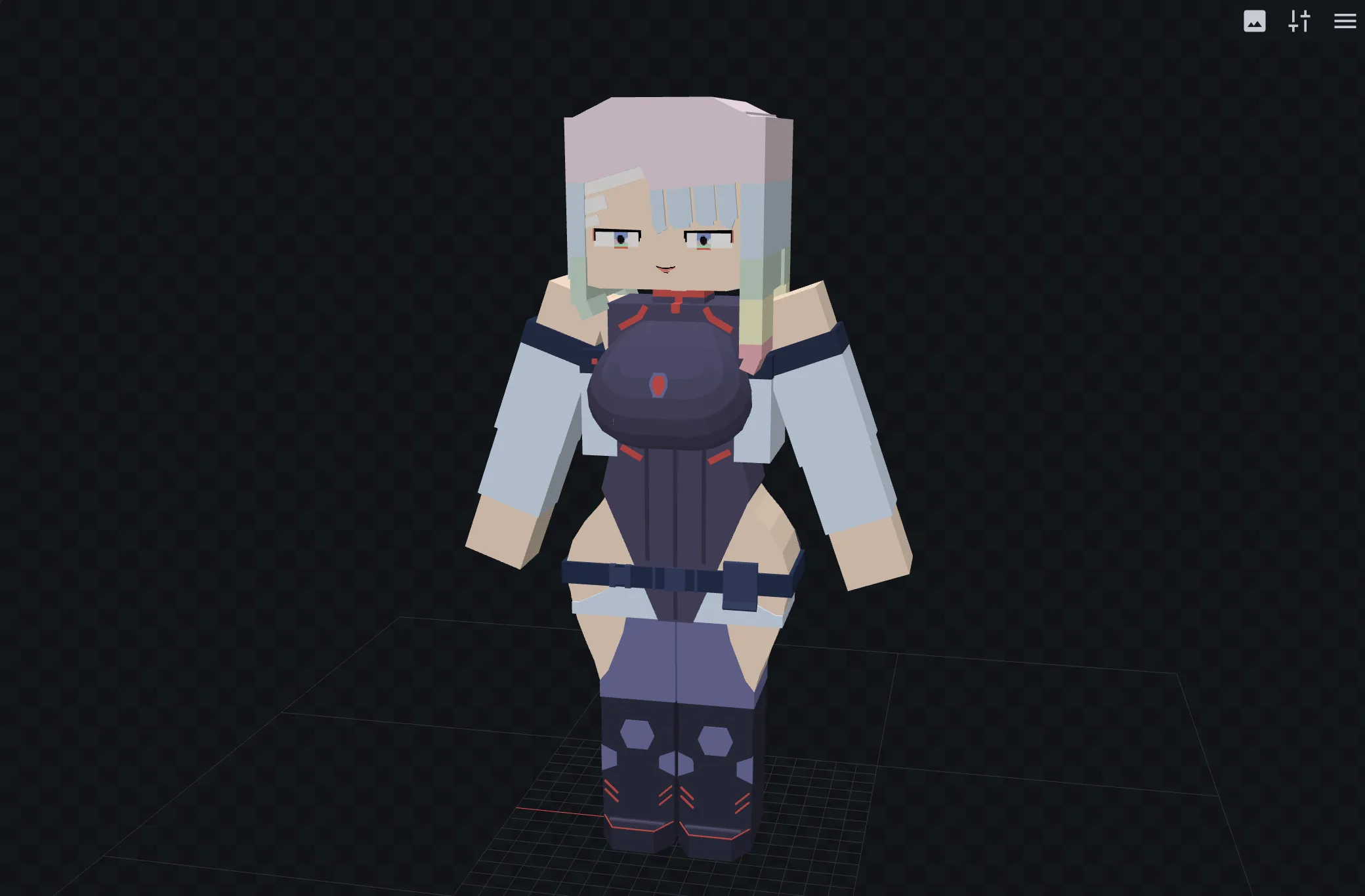 Lucy Cyberpunk Model for Jenny Mod Minecraft PE | ModLB