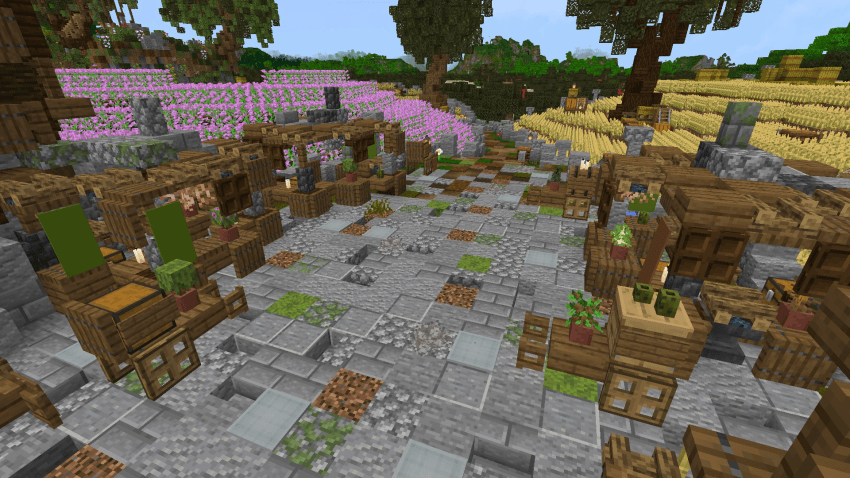 Medieval Fishing Town in the Swamp Biome Map (1.21, 1.20) – MCPE ...