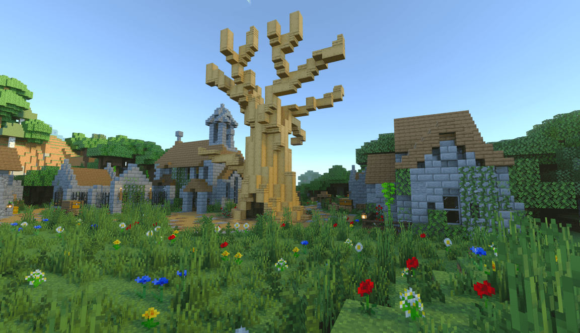 Medieval Village of Elmswood Map (1.21) – MCPE/Bedrock | ModLB