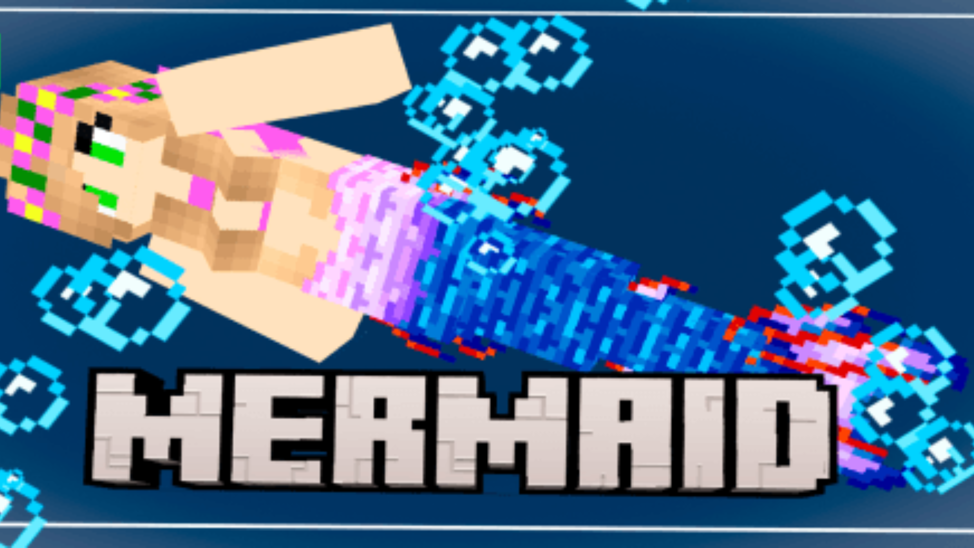 Mermaid Marine Exploration Addon (1.21, 1.20) – MCPE/Bedrock Mod | ModLB