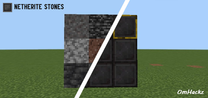 Netherite Stones Texture Pack (1.21, 1.20) – MCPE/Bedrock | ModLB