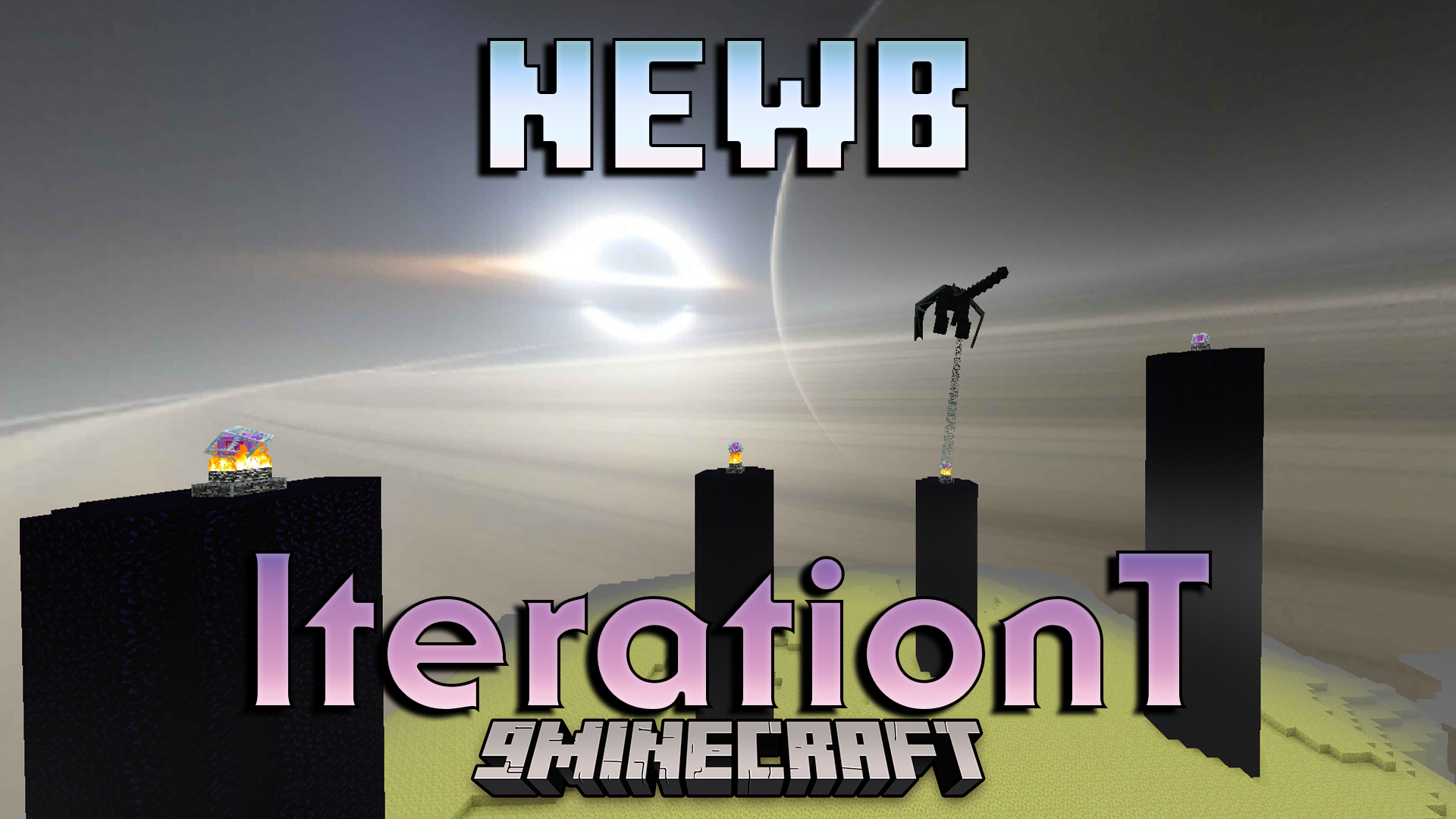 Newb X Iterationt Shader (26.x, 1.21) – Black Hole Skybox And Stylized ...