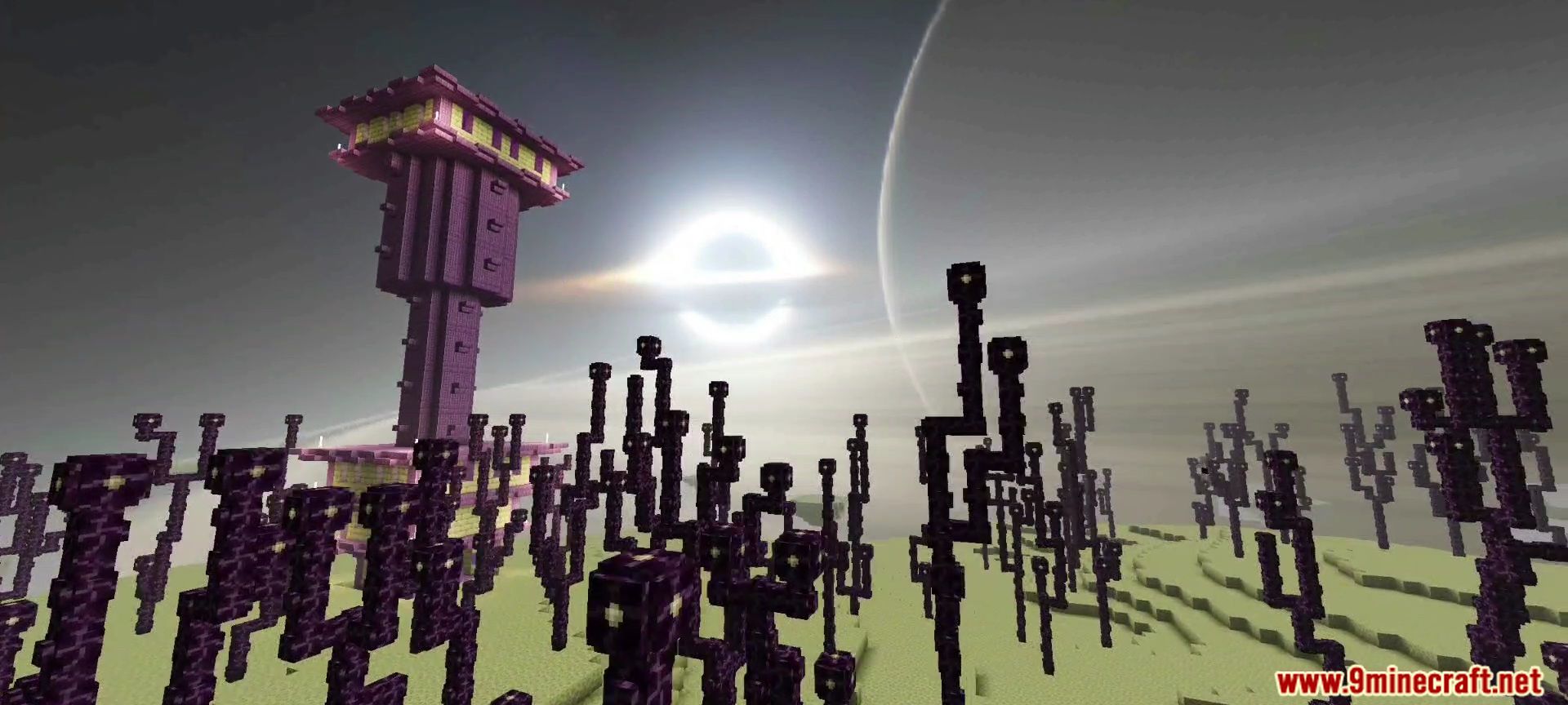Newb X Iterationt Shader (26.x, 1.21) – Black Hole Skybox And Stylized ...