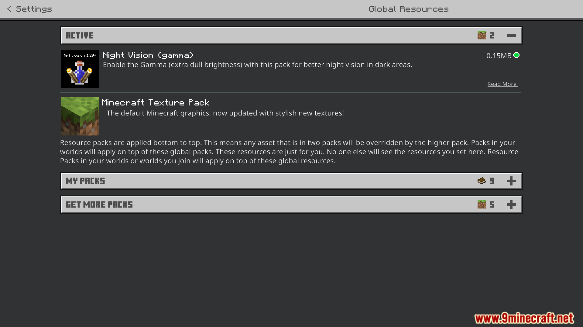 Night Vision Gamma Addon (26.x, 1.21) – Illuminate Dark Caves Without ...